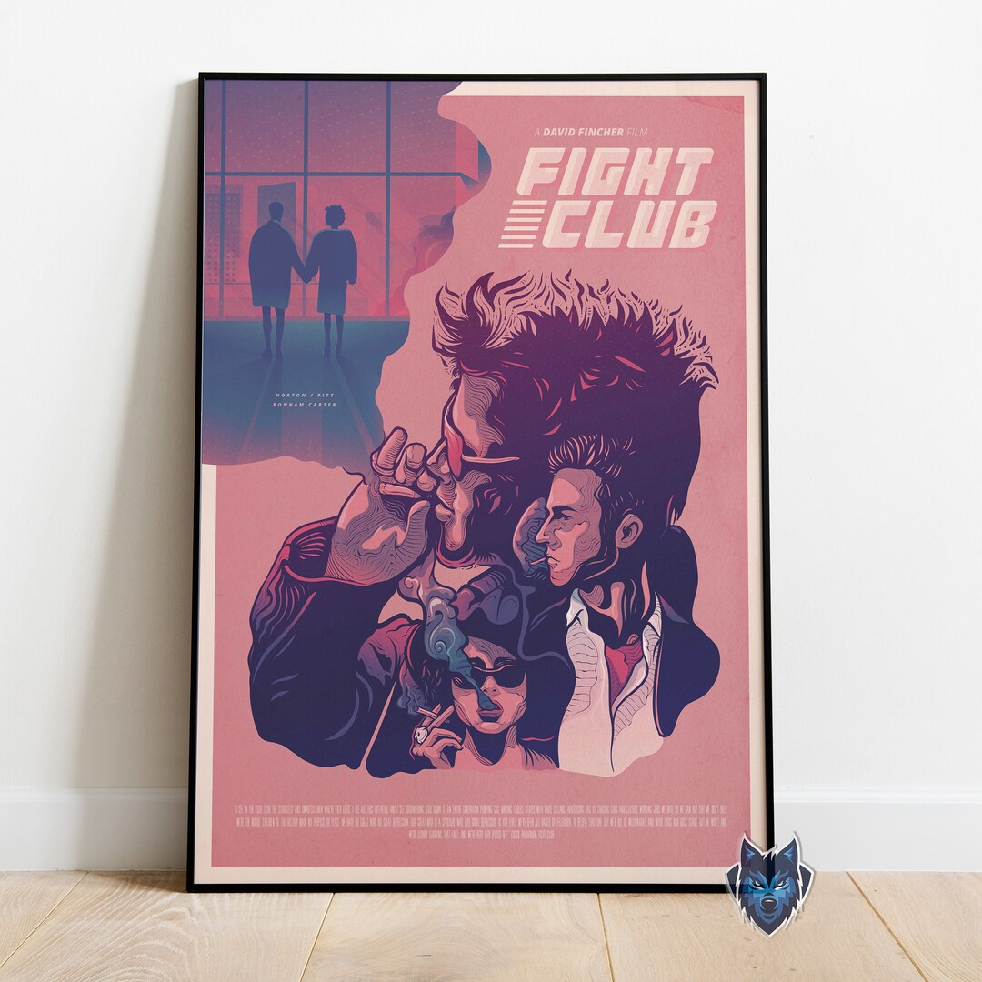 Fight Club Poster Tyler Durden Wall Art Rolled Canvas Print - Etsy