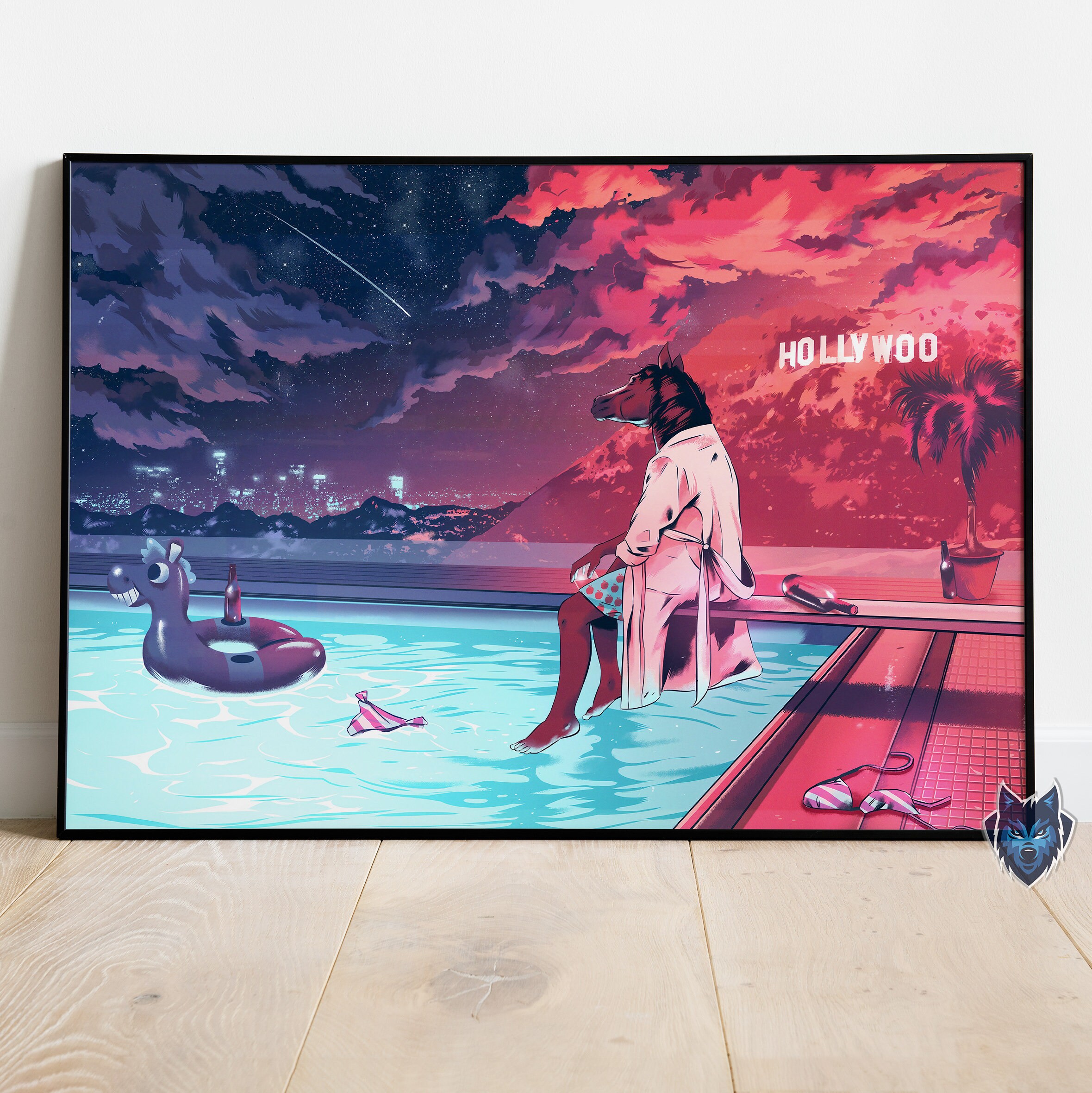 BoJack Horseman Poster, Todd Chavez Wall Art, Rolled Canvas Print, TV Series Poster Gift sold by ...