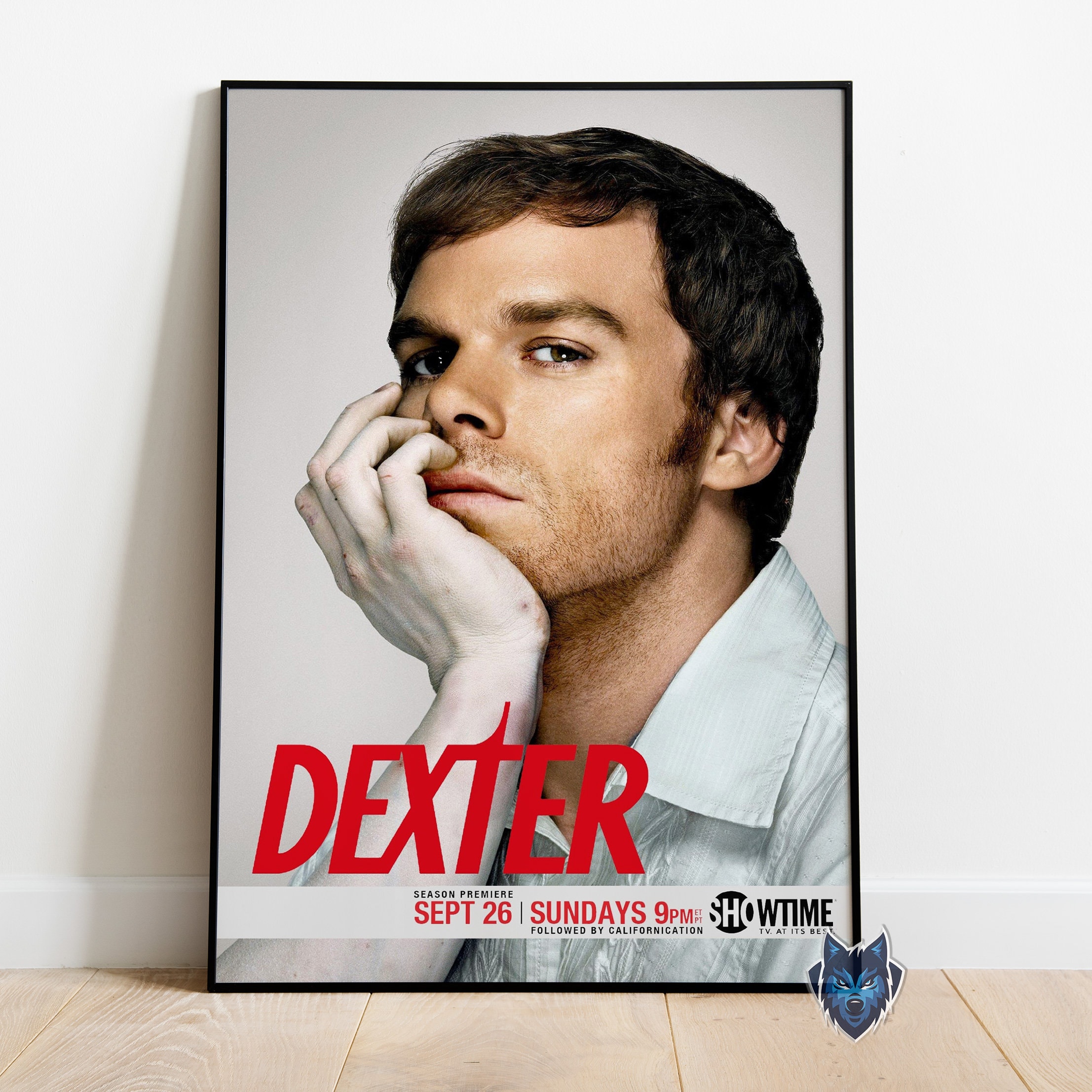 Dexter Poster, Dexter Morgan Wall Art, Rolled Canvas Print, TV Series ...