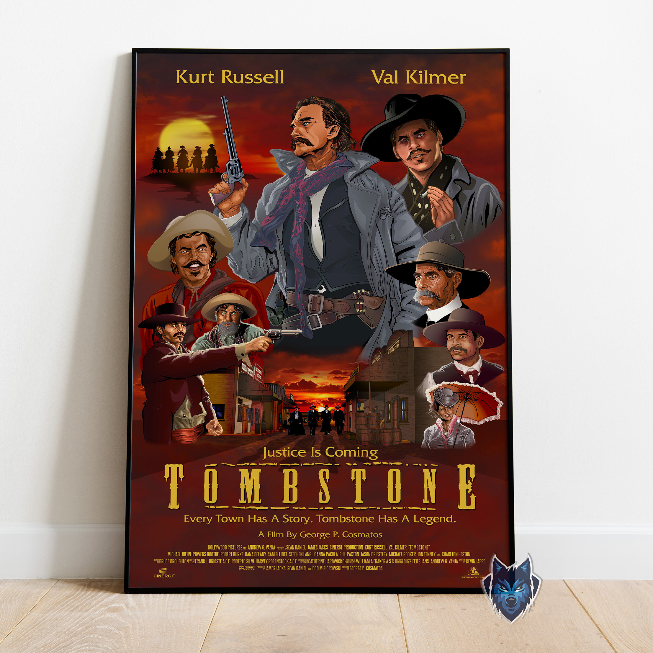 Kurt Russell Tombstone Poster