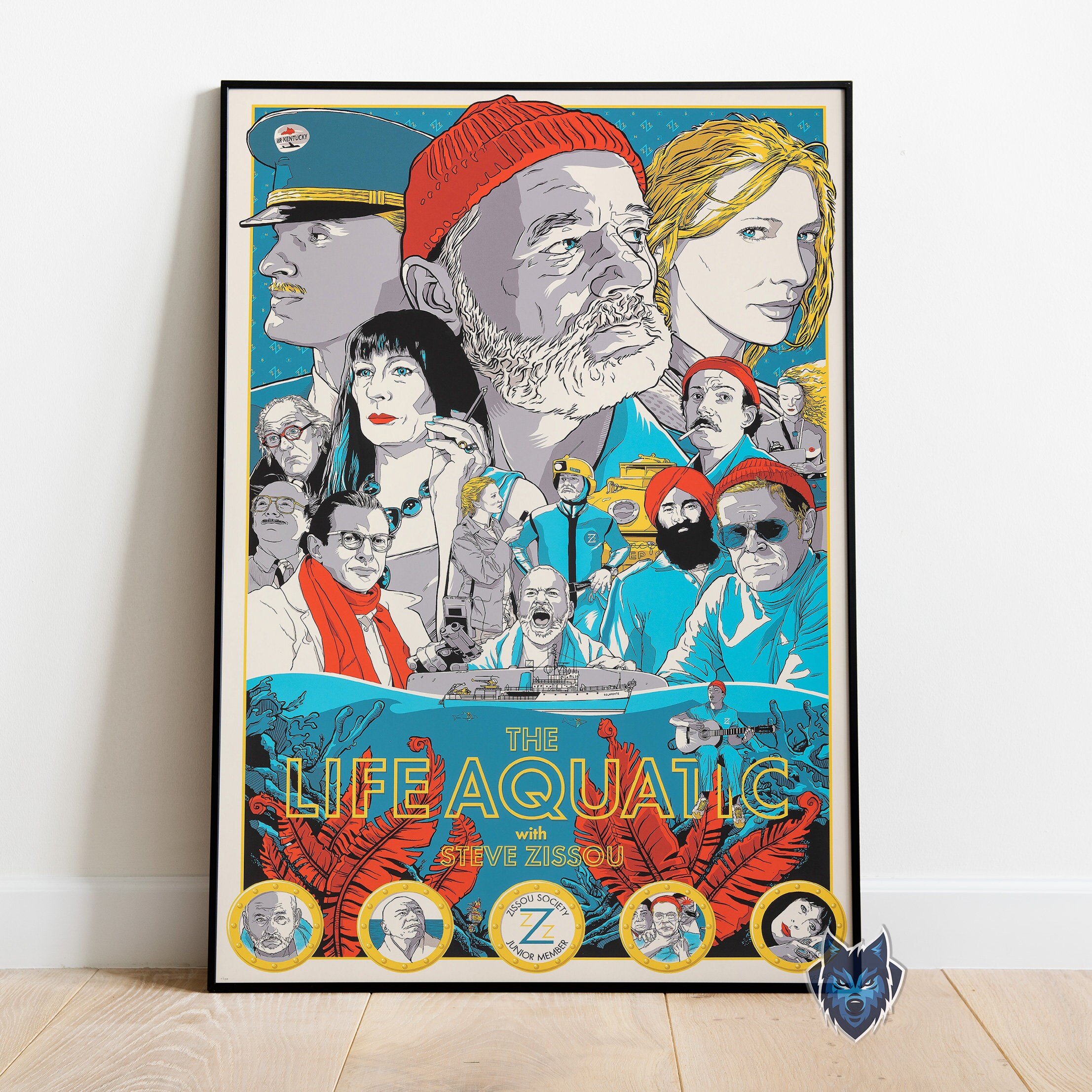 Life Aquatic Stencil