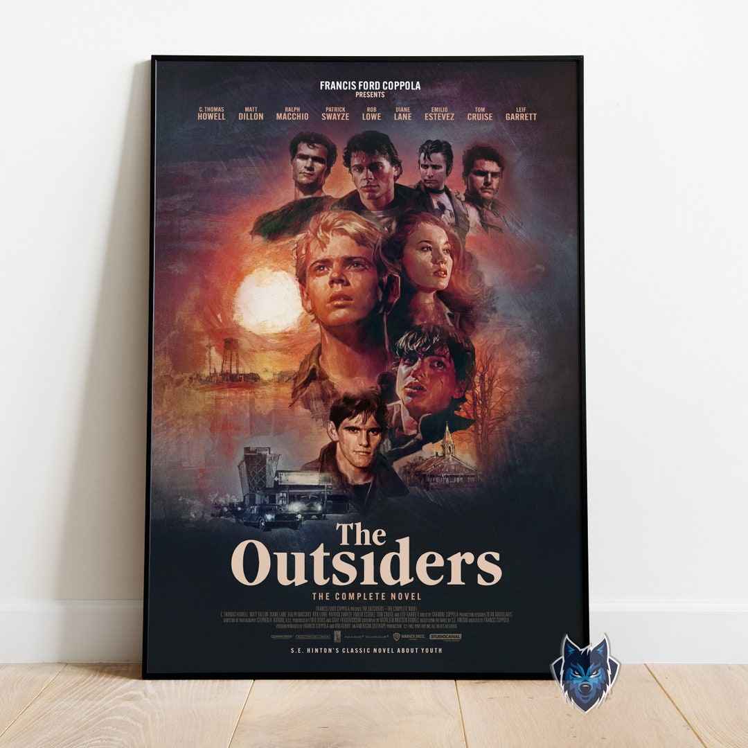 The Outsiders Poster Thomas Howell Wall Art Rolled Canvas - Etsy