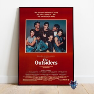The Outsiders Poster Thomas Howell Wall Art Rolled Canvas - Etsy