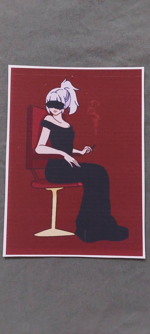 Phoebe Digital Art Print, 5x7, Aesthetic Deco, Lofi Deco, Teen Art, New ...