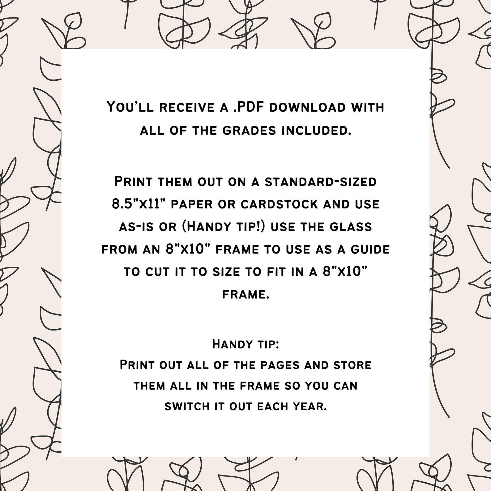 First Day of School Sign PRINTABLE Instant Download Back to School All ...