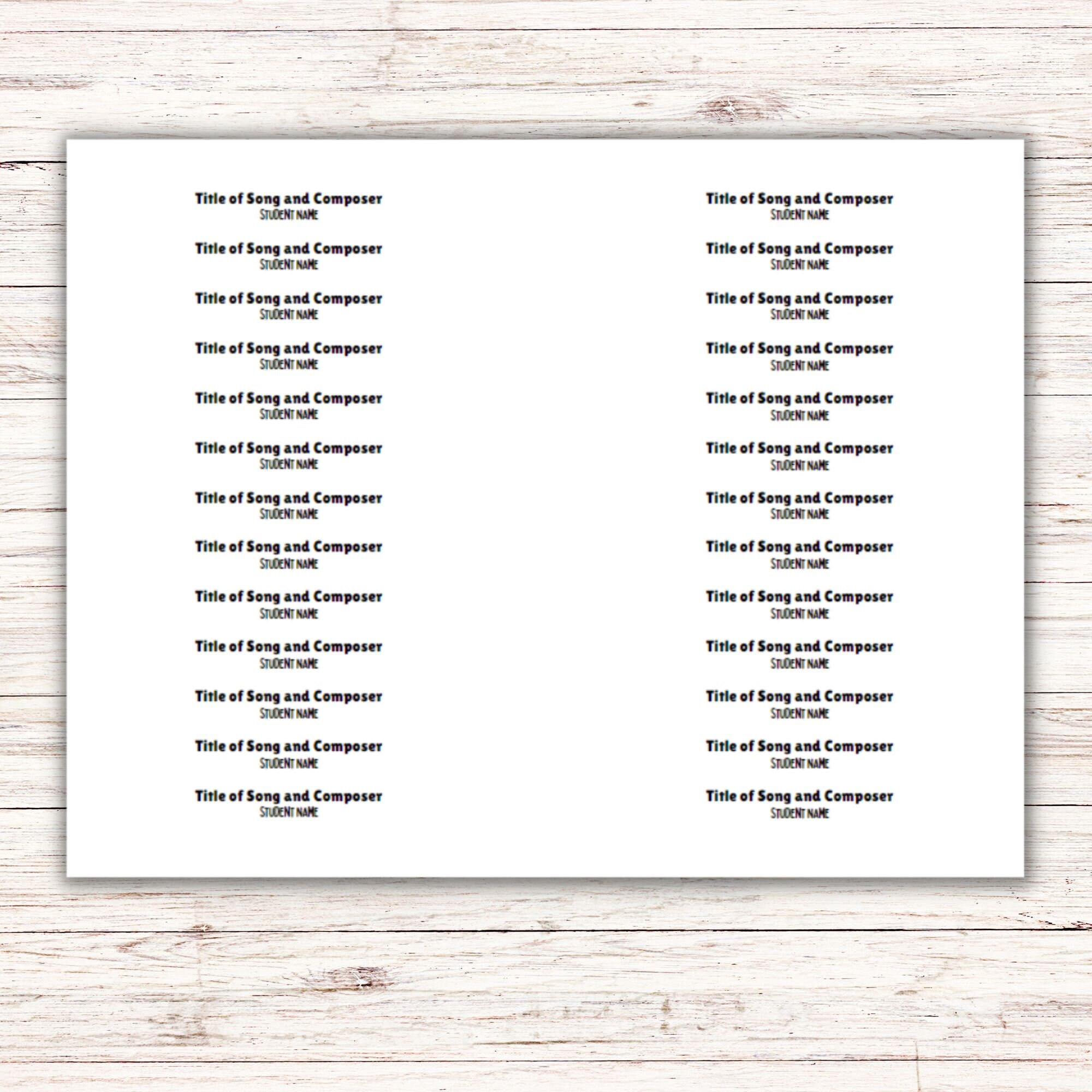 Spring Piano Recital Program Template | Spring Music Recital | Piano ...