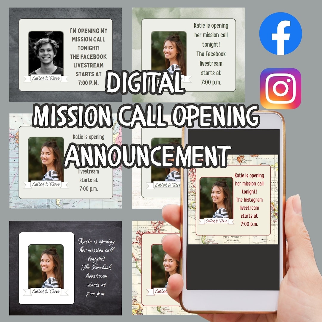 Mission Call Opening Announcement | LDS Missionary Call Opening ...