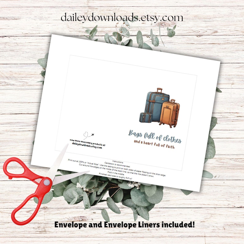 Missionary Greeting Card, Card for Missionaries, Card for Elders and ...