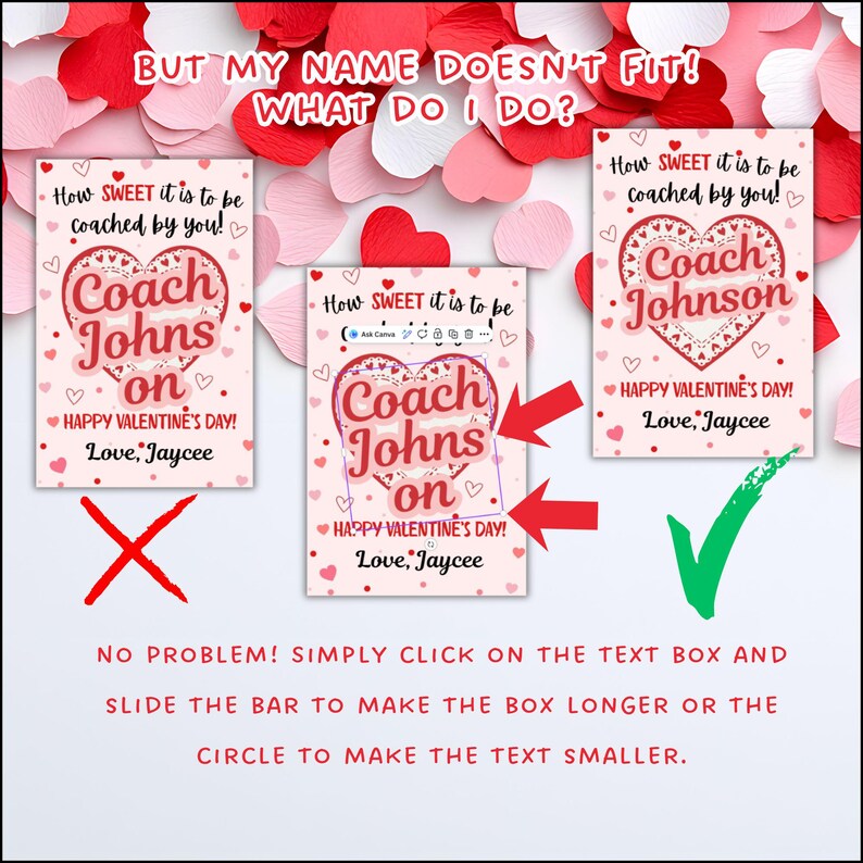 Custom Coach Valentine, Valentines Day Gift for Coach, Coach Valentines ...