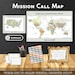 LDS Mission Call Map, Mission Call Opening, USA Map, World Map, Arrows ...