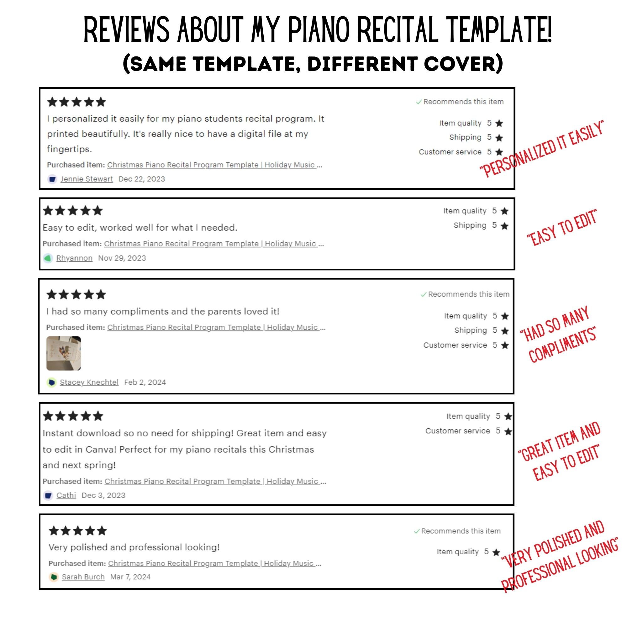 Winter Piano Recital Program Template Piano Recital Program Template