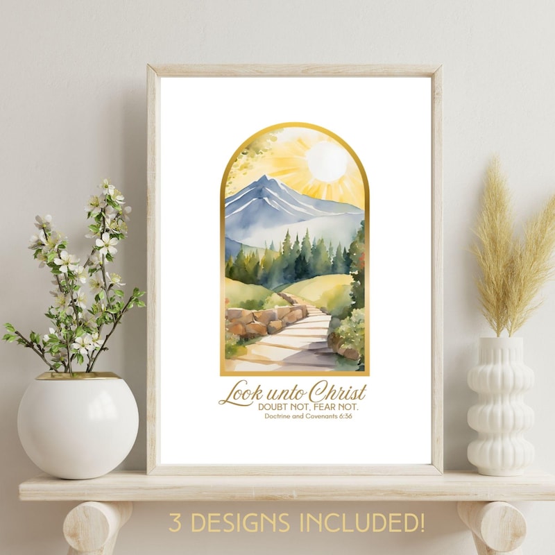 Lds Art Christ Landscape - Etsy UK