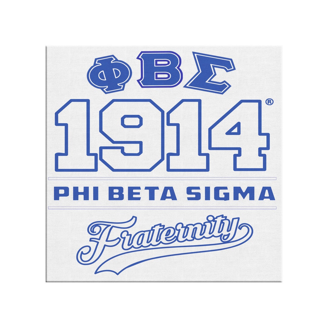 Phi Beta Sigma Canvas Print - Etsy