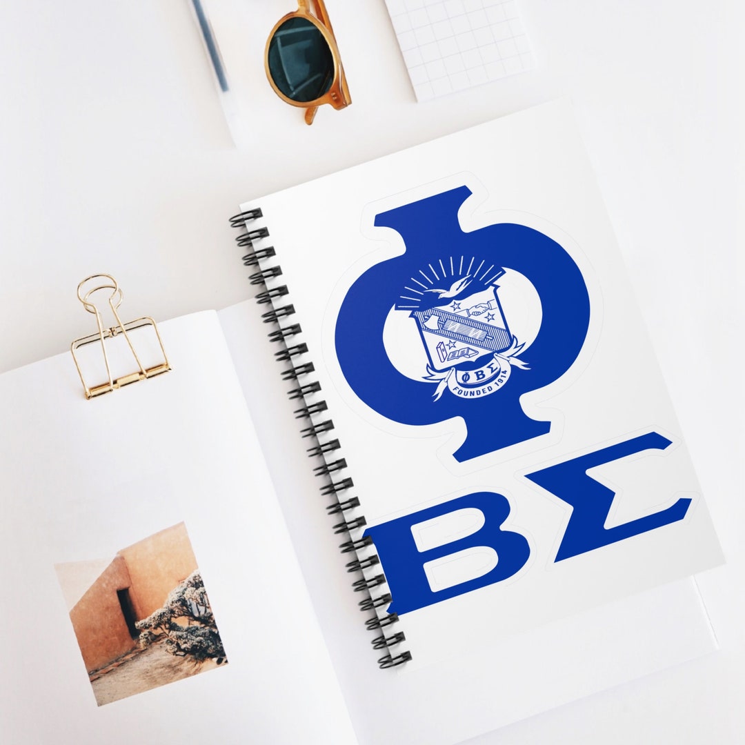 Phi Beta Sigma Spiral Notebook - Ruled Line - Etsy