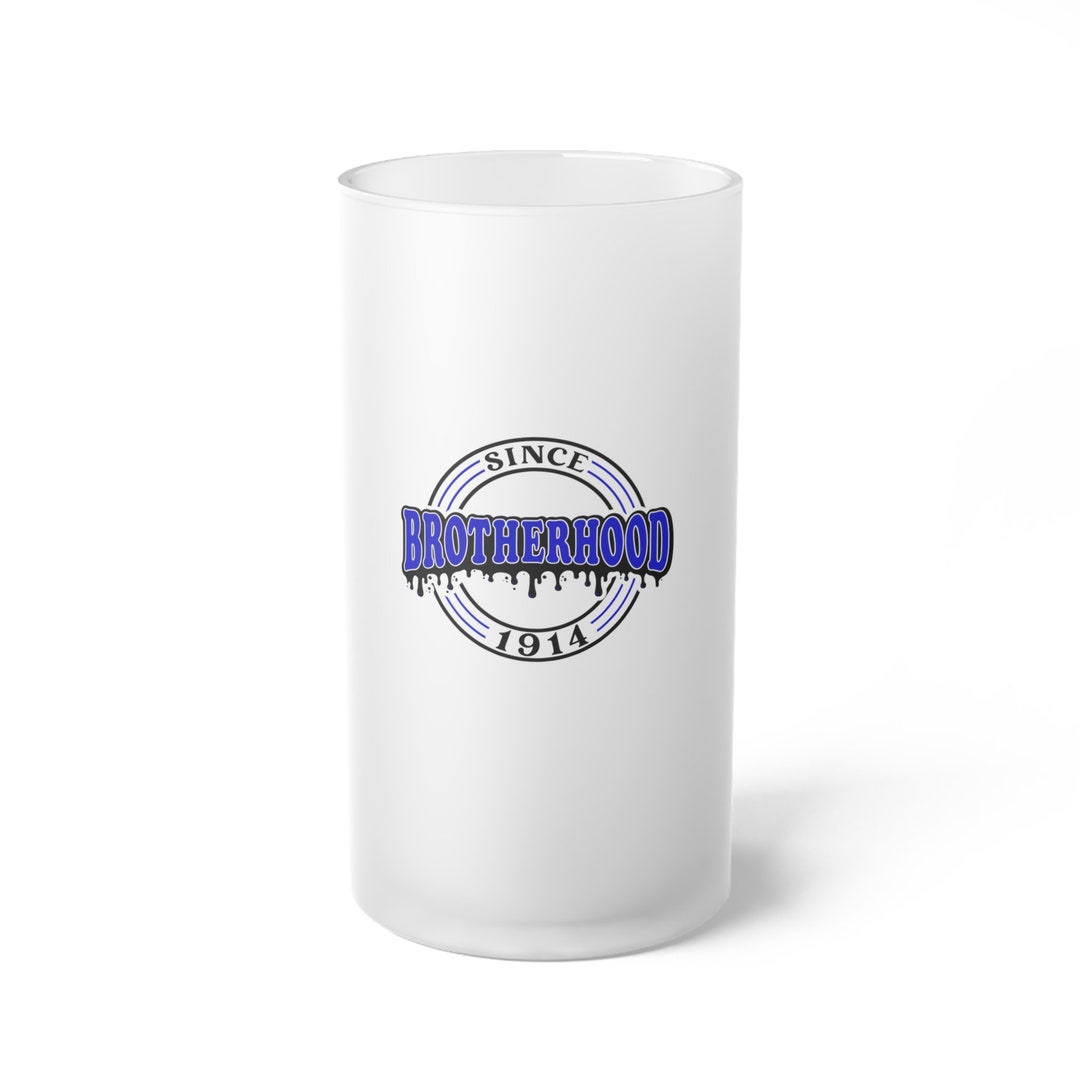 Phi Beta Sigma Brotherhood Frosted Glass Beer Mug - Etsy