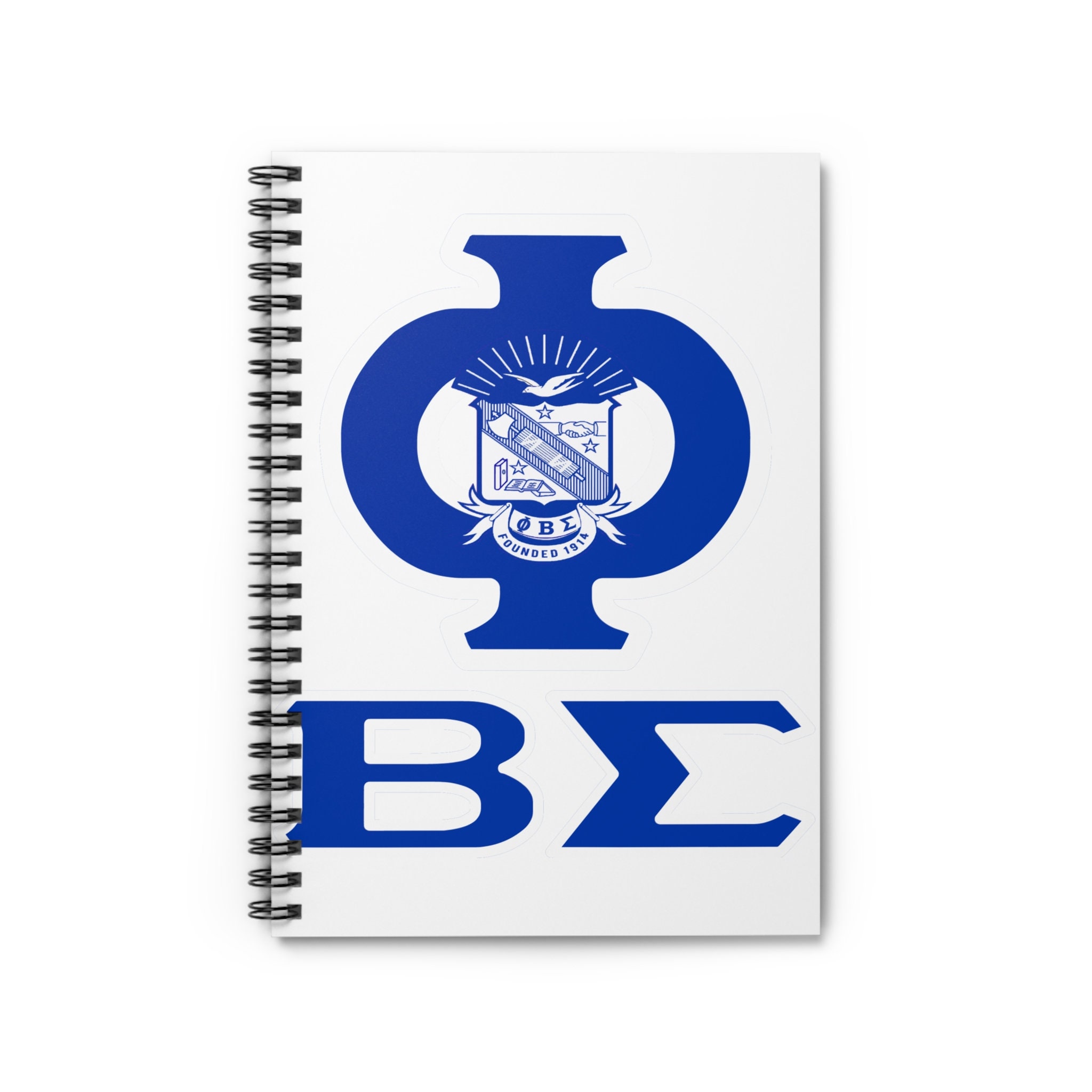 Phi Beta Sigma Spiral Notebook Ruled Line - Etsy