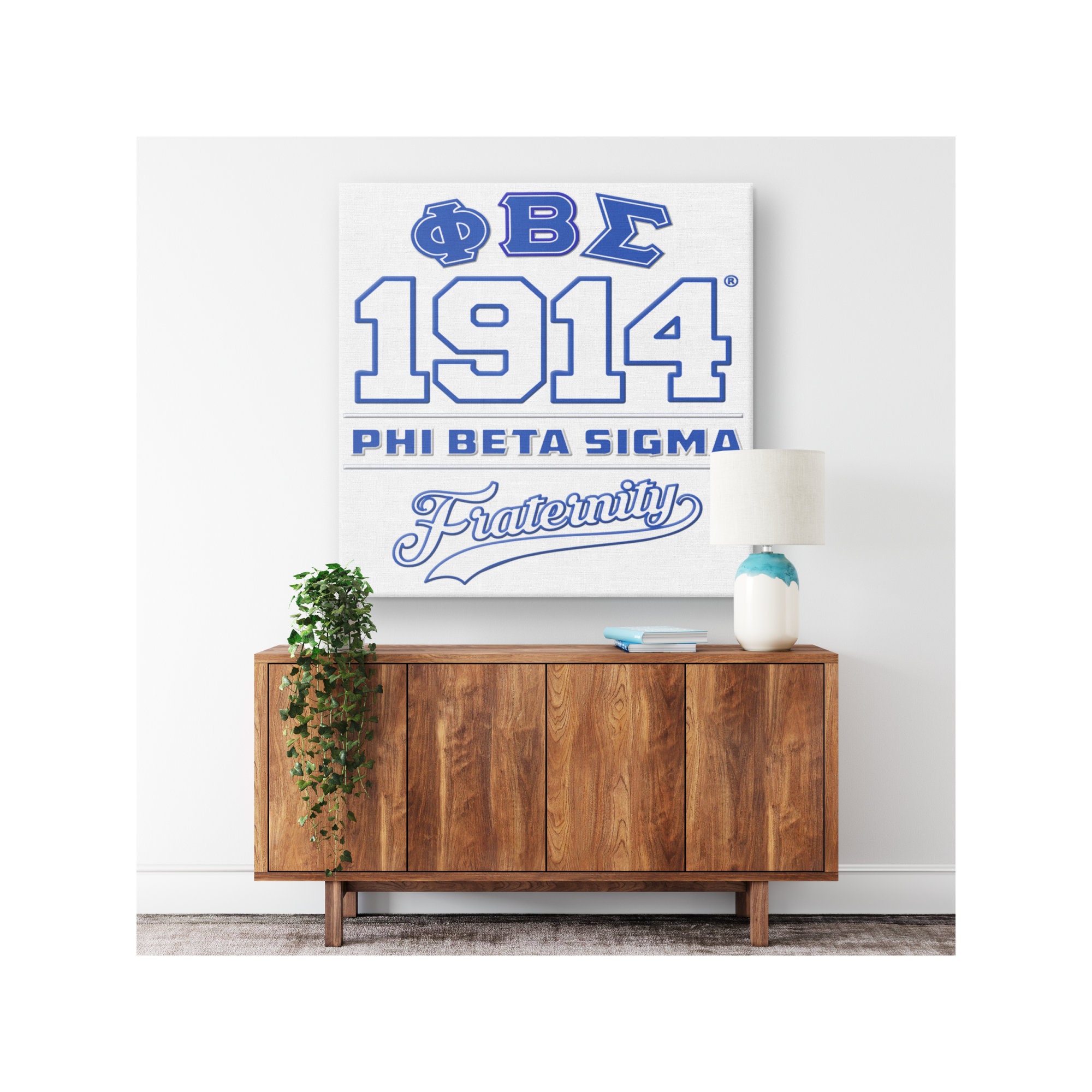 Phi Beta Sigma Canvas Print - Etsy