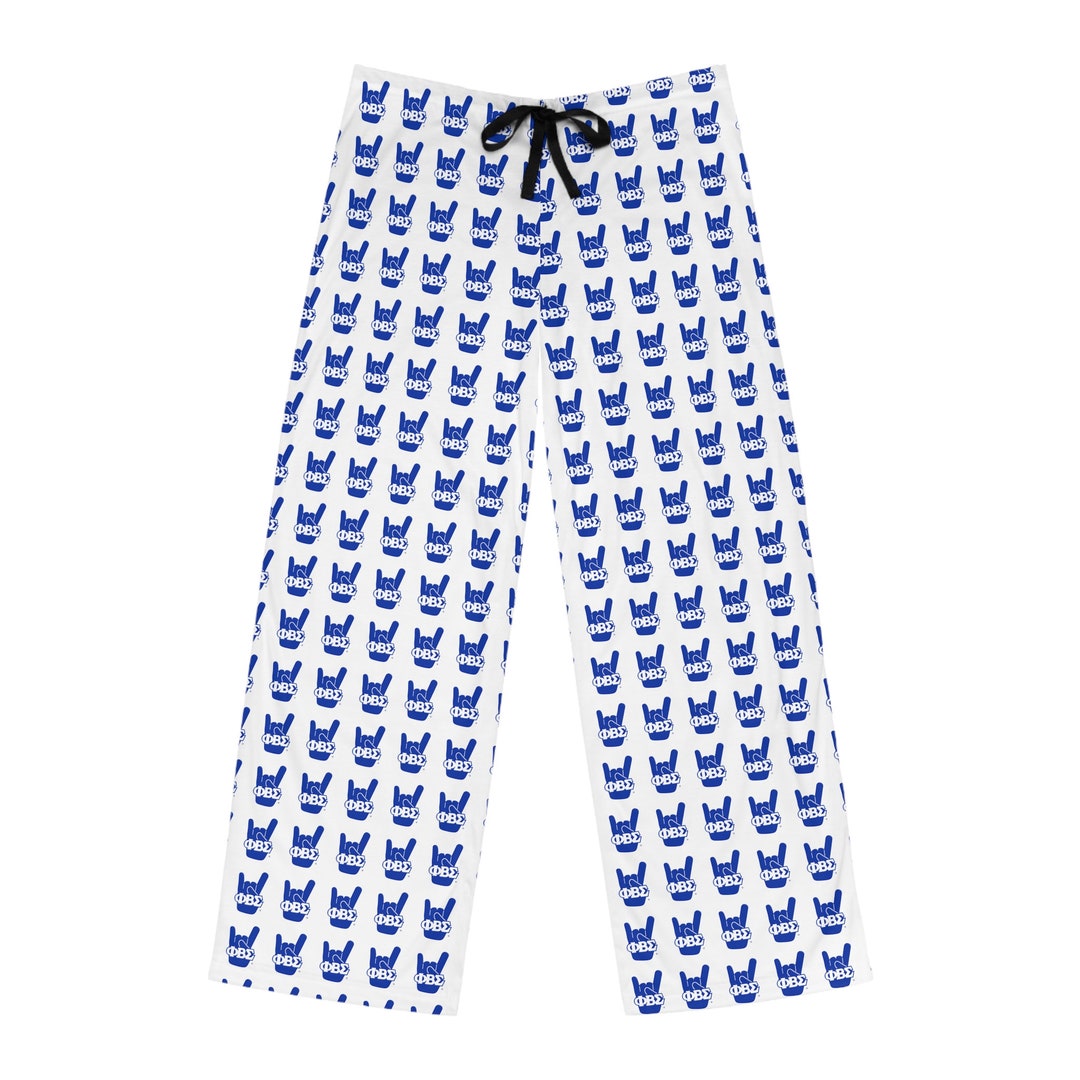 Phi Beta Sigma Patterned Men's Pajama Pants AOP - Etsy