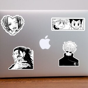 Sat0ru Sticker JJK Inspired Jujutsu Sorcerer Black & White Anime ...