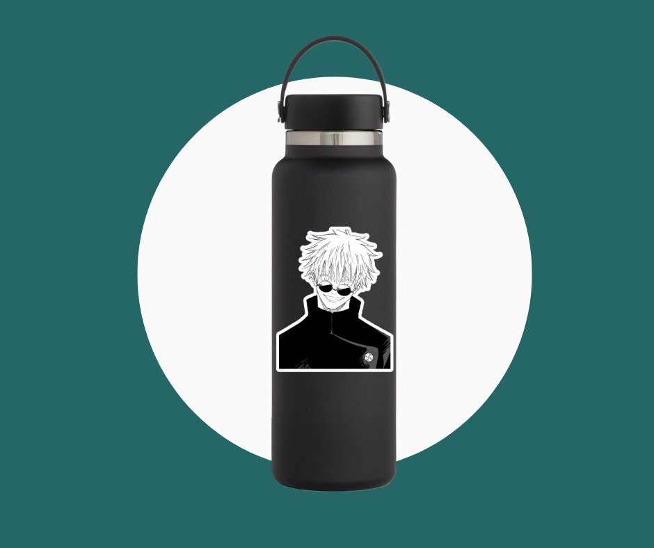 Sat0ru Sticker JJK Inspired Jujutsu Sorcerer Black & White Anime ...