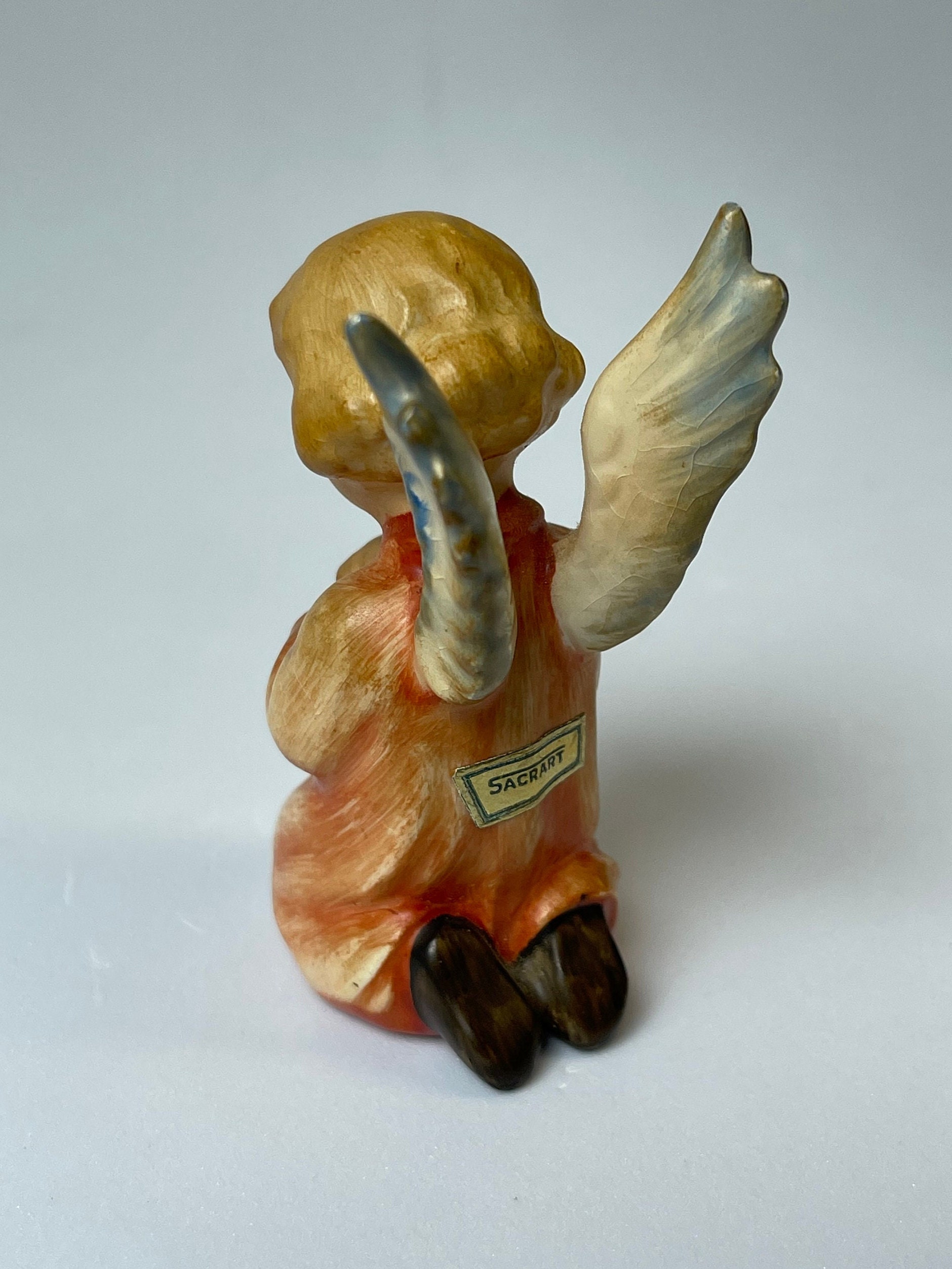Vintage Signed W Germany Goebel Praying Angel Vintage Goebel - Etsy