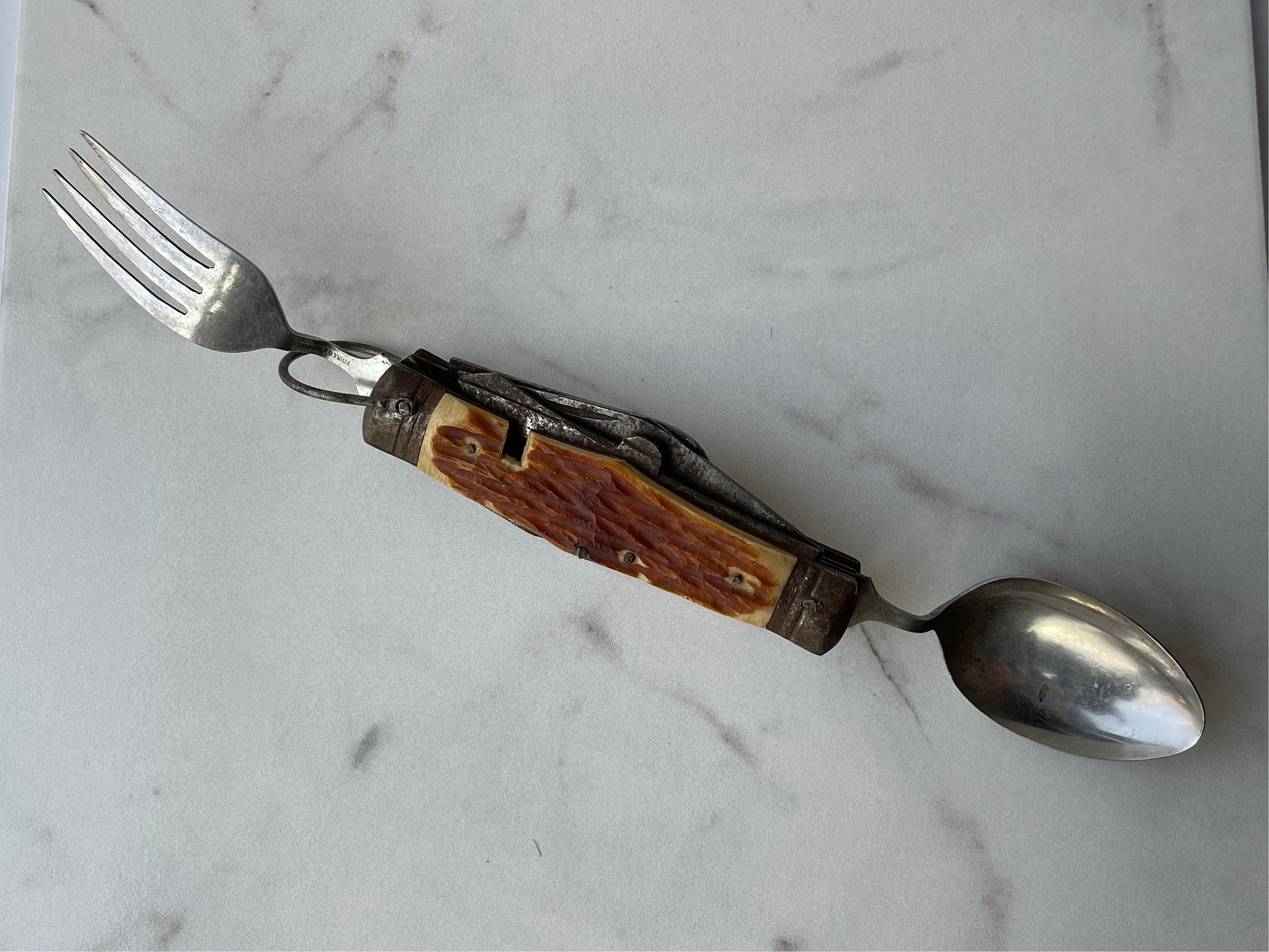 Vintage Multi-tool Hobo Pocket Knife Jigged Handle 10 Tools - Etsy