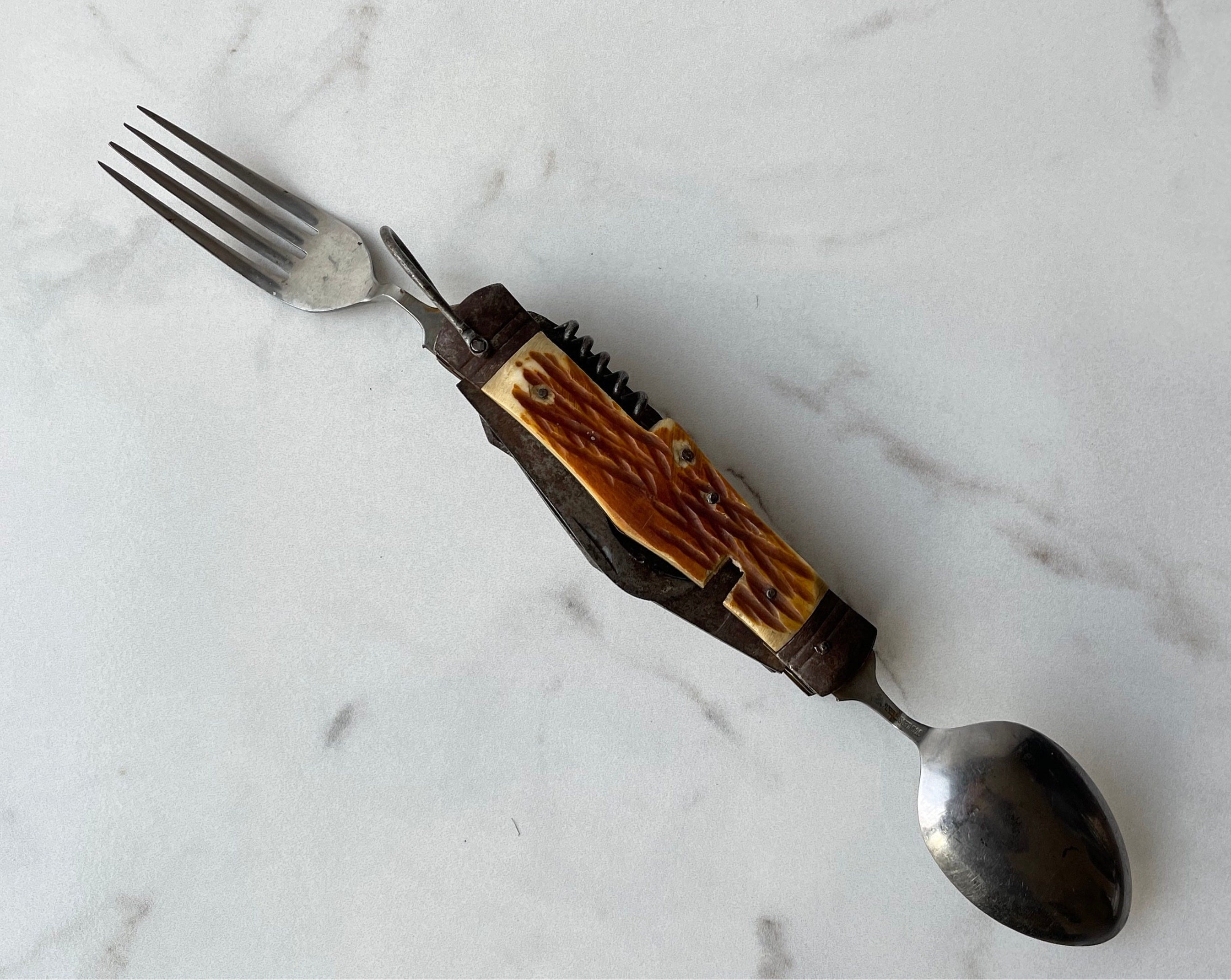 Vintage Multi-tool Hobo Pocket Knife, Jigged Handle, 10 Tools, JAPAN - Etsy