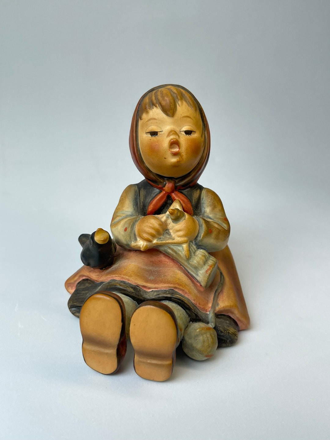 Vintage Goebel W. Germany M.I. Hummel 69 Happy Pastime Figurine - Etsy