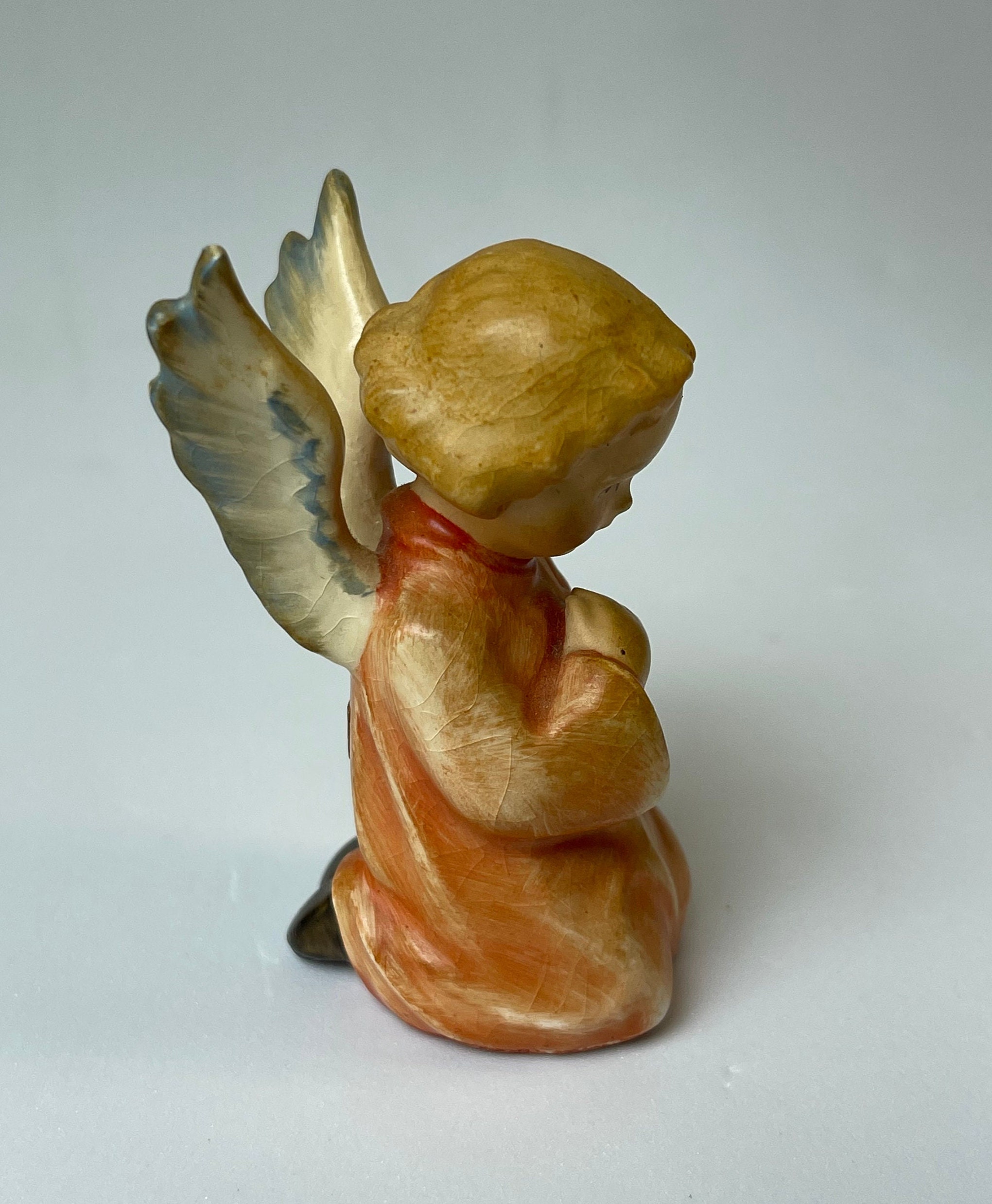 Vintage Signed W Germany Goebel Praying Angel Vintage Goebel - Etsy