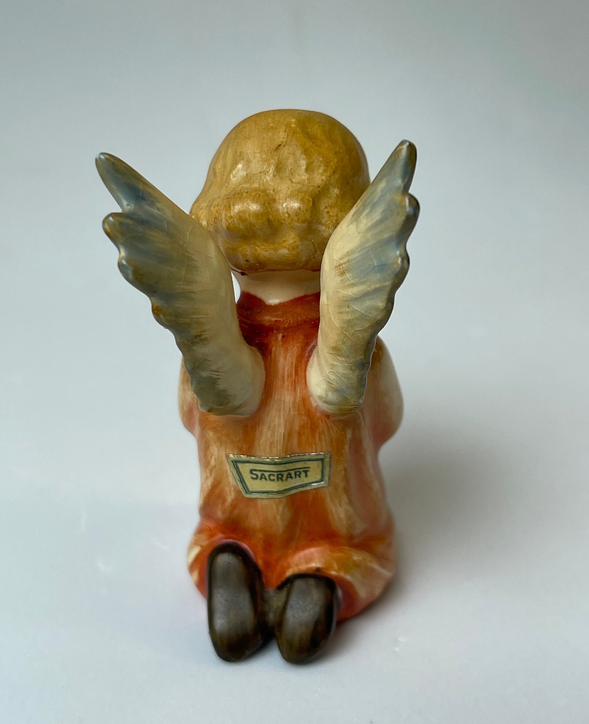 Vintage Signed W Germany Goebel Praying Angel Vintage Goebel - Etsy