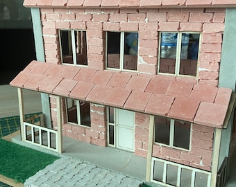 Brick House Building Kit - Etsy