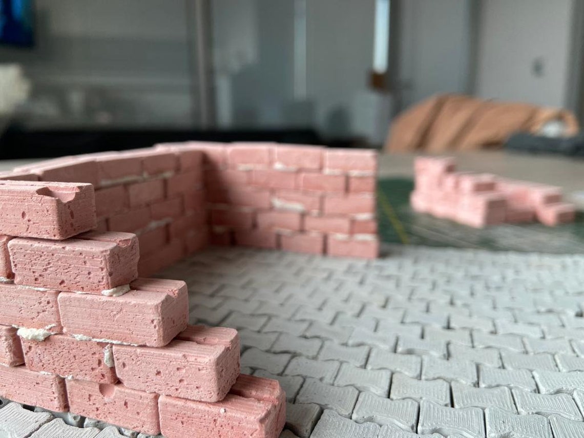 Super Dollhouse Miniature Wall Bricks Kit for Beginner Set of - Etsy