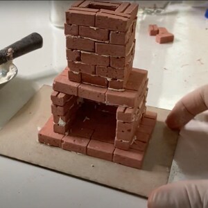 Super Dollhouse Miniature Wall Bricks Kit for Beginner Set of - Etsy
