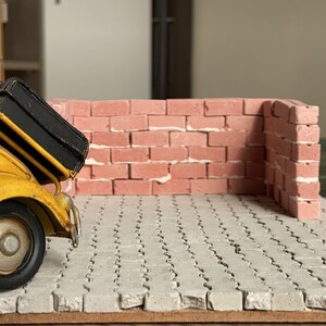 Super Dollhouse Miniature Wall Bricks Kit for Beginner Set of - Etsy