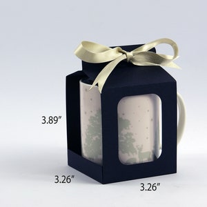 12oz Mug Box Template, Mug Holder Svg, Mug Gift Box Template, Gift Box ...