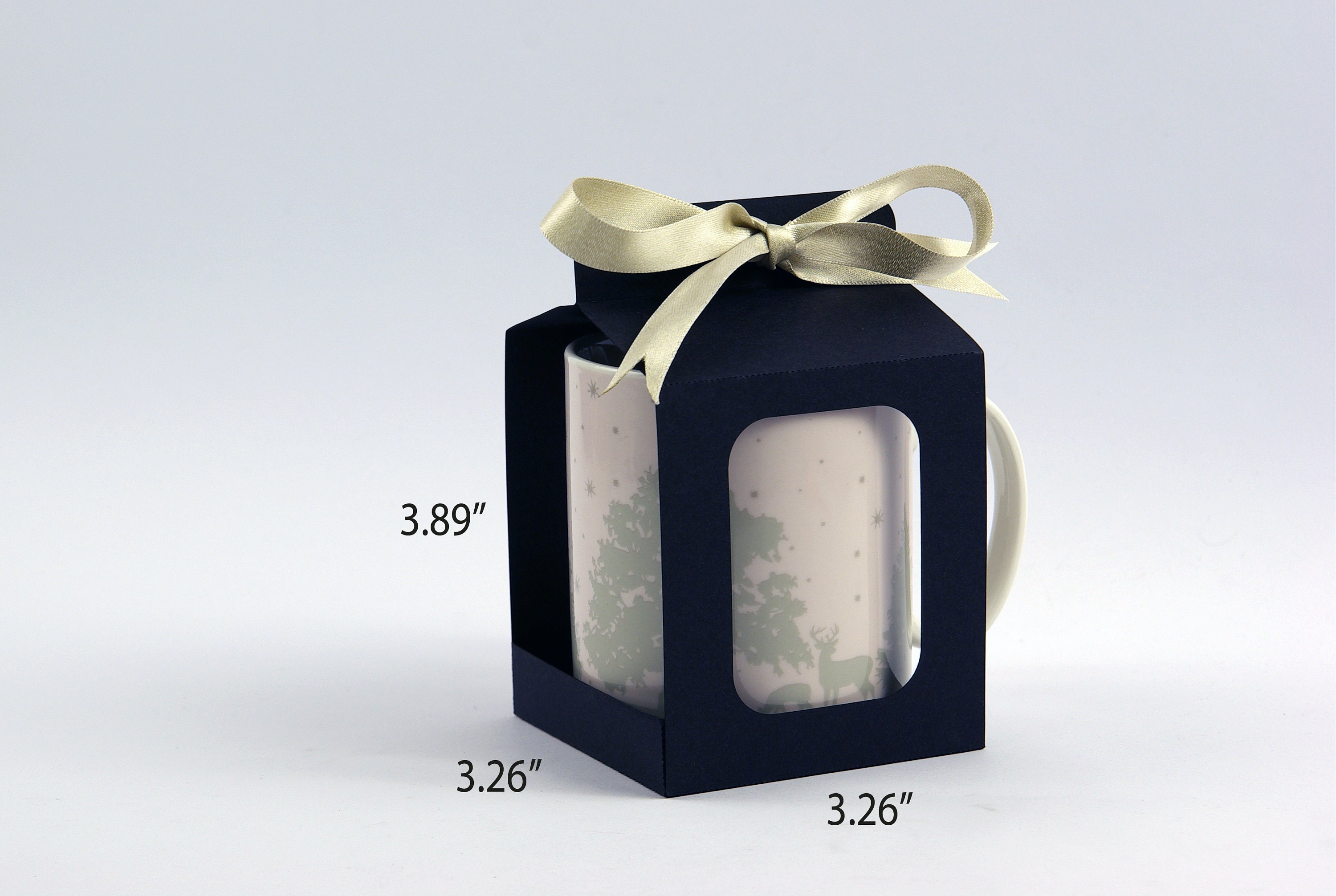 12oz Mug Box Template Mug Holder Svg Mug Gift Box Template - Etsy