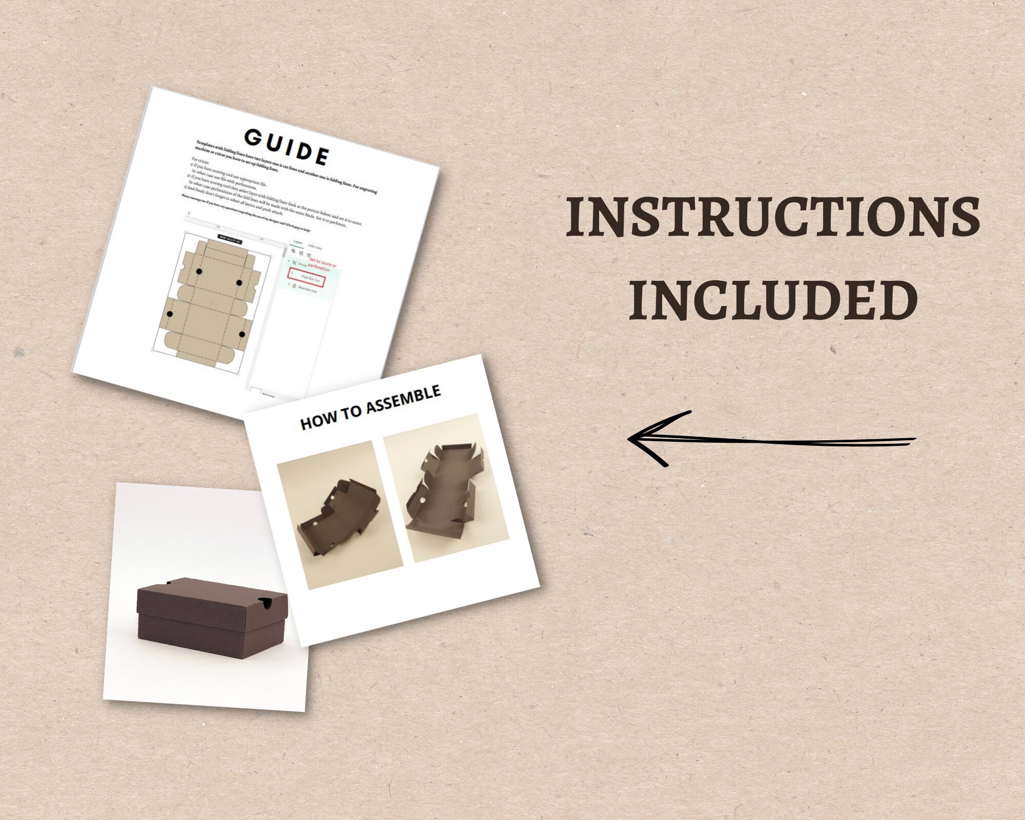 Large Sneaker Box Template, Shoe Box SVG, Gift Box Template, Box ...