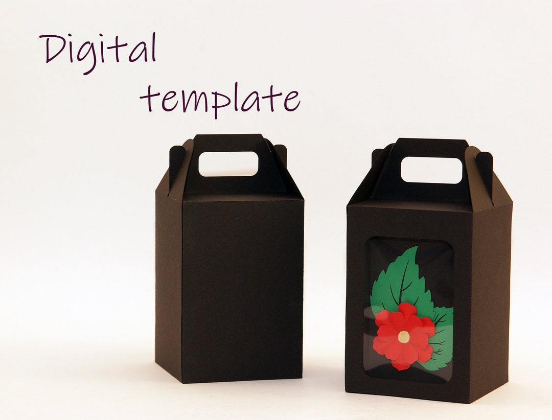 Tall Gable Box Template Gable Box SVG Template Gable Box - Etsy