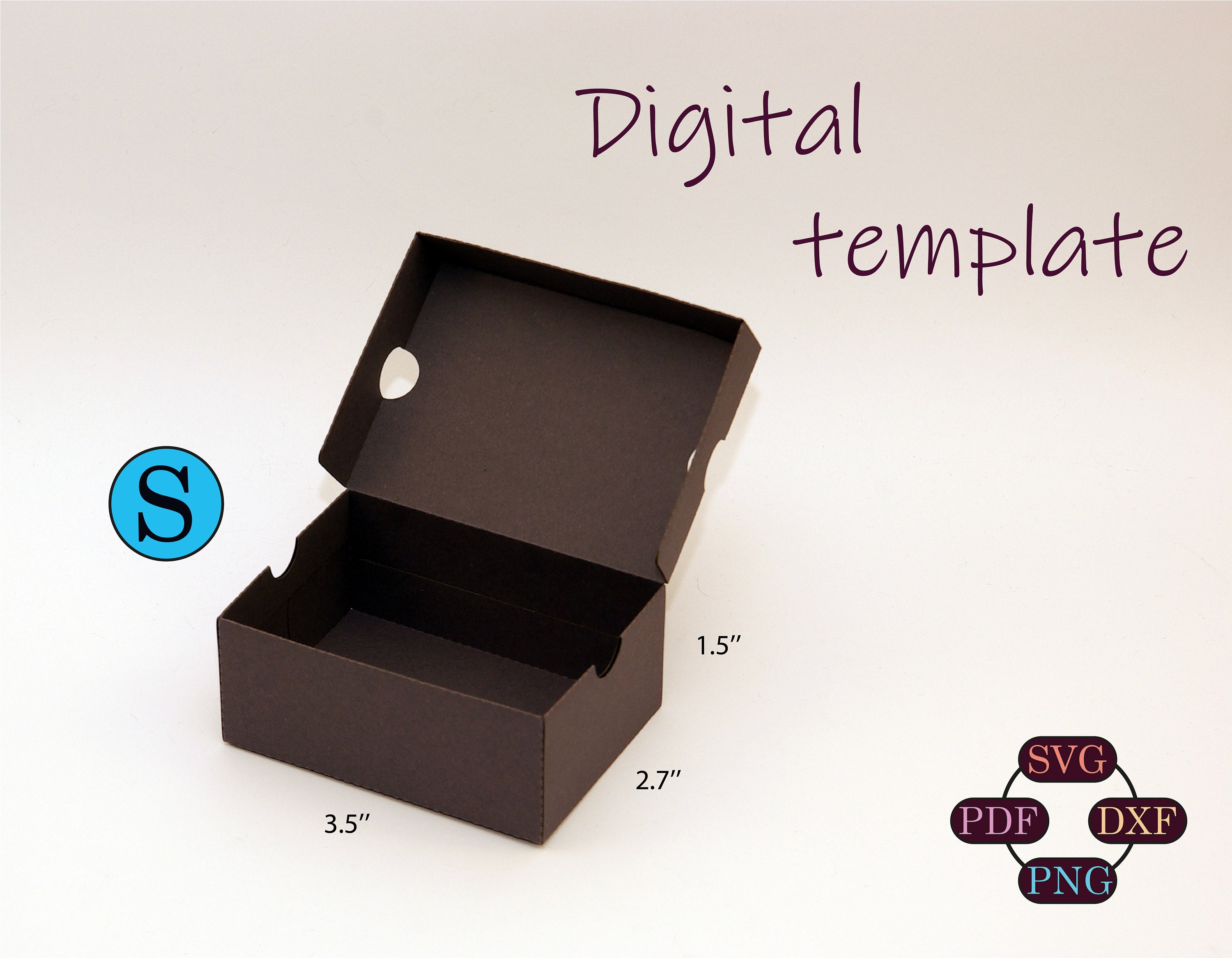 Small Sneaker Box Template, Shoe Box SVG, Gift Box Template, Box ...