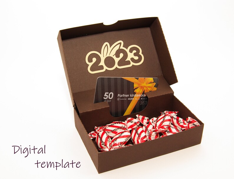 Pop-up Gift Card Box Template Gift Card Box DIY Digital - Etsy