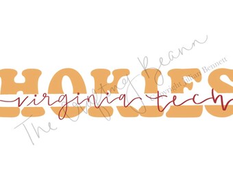 Hokies SVG Files, Cut File for Cricut & Silhouette, Printable, Vector ...