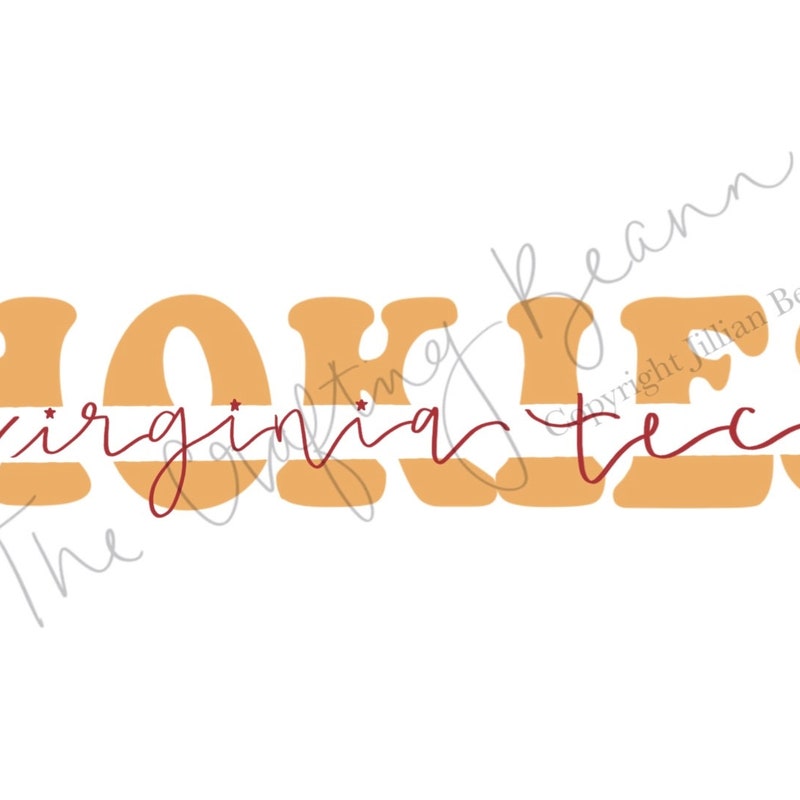 Virginia Tech Svg - Etsy