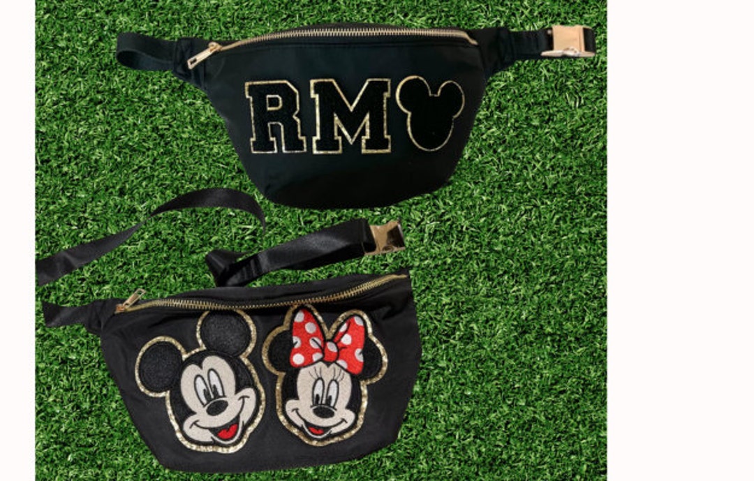 Mickey and Minnie Custom Personalized Disney World Nylon Large Fanny ...
