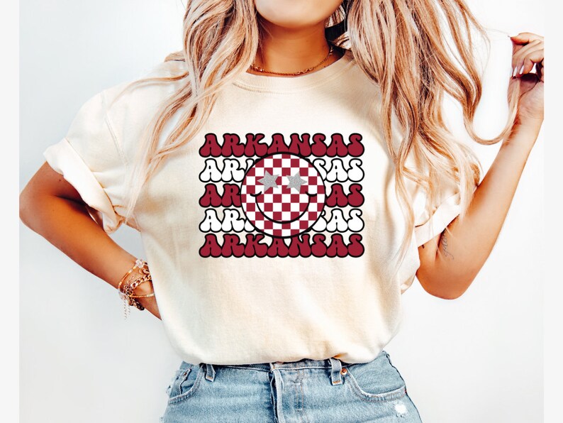 Arkansas Retro Groovy Shirt Cute Arkansas T-shirt Fayetteville Game Day ...
