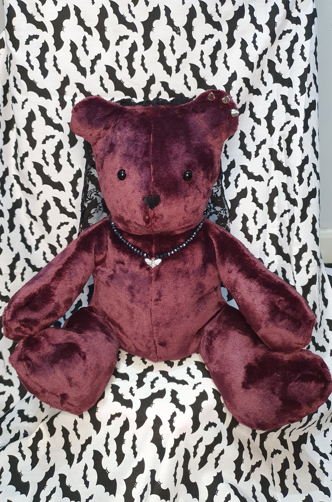 Lilith Victorian Plushie Teddy Bear Gothic - Etsy