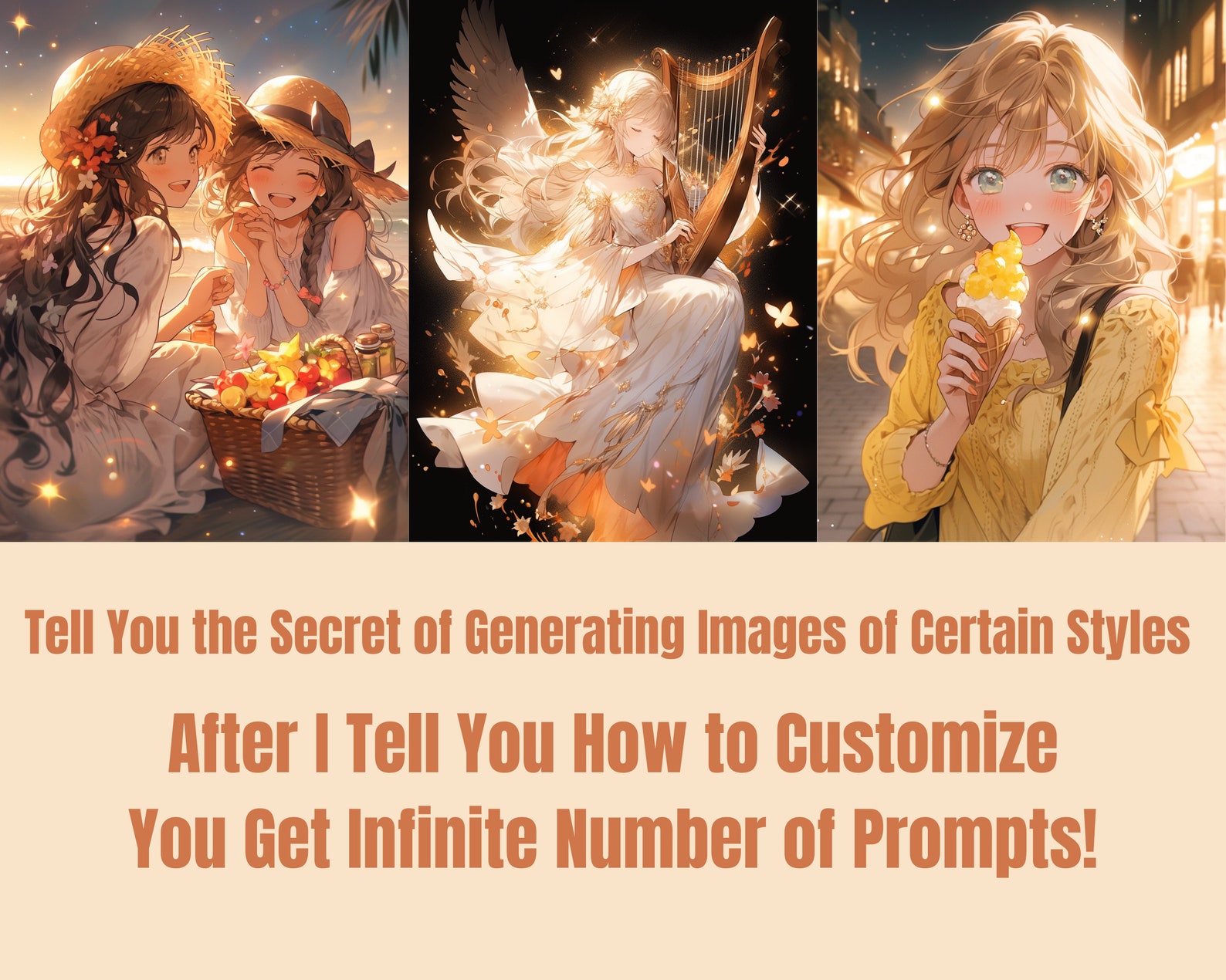 100 Midjourney Prompts, Glowing Stars Niji Cartoon-style, Copy-paste ...