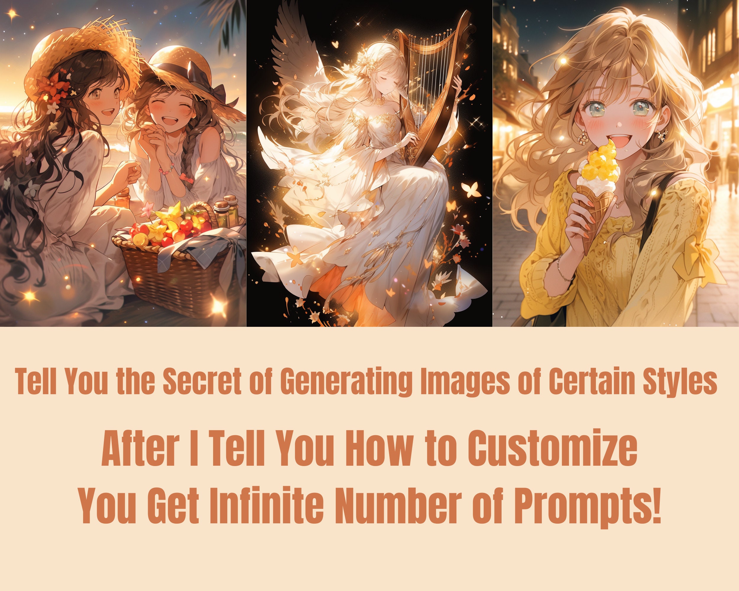 100 Midjourney Prompts, Glowing Stars Niji Cartoon-style, Copy-paste ...