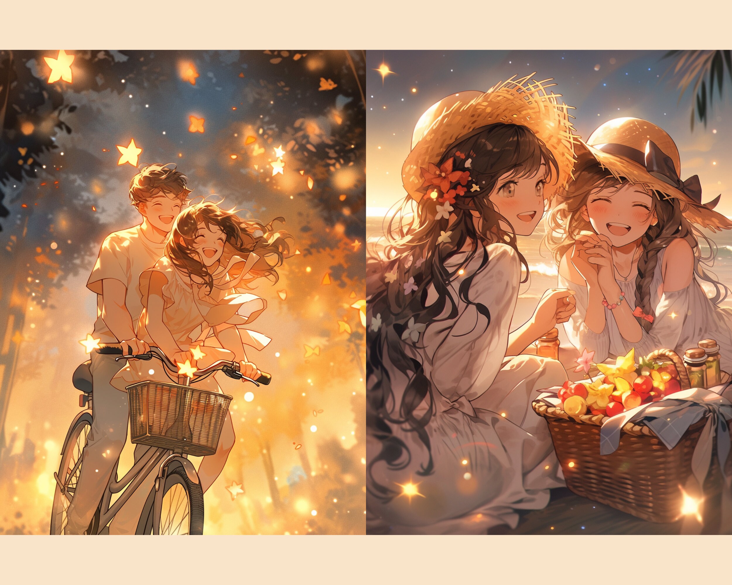 100 Midjourney Prompts, Glowing Stars Niji Cartoon-style, Copy-paste ...