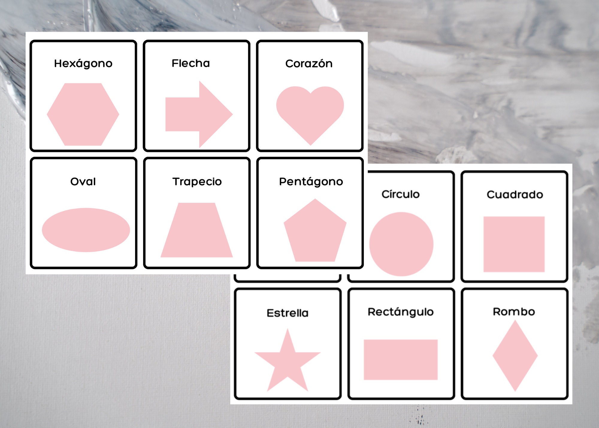 Las Formas En Español Shapes in Spanish Preschool Geometry Shapes ...