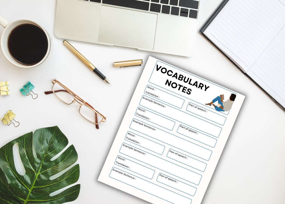 Vocabulary Building Worksheet Printable Language Learning Sheet New ...